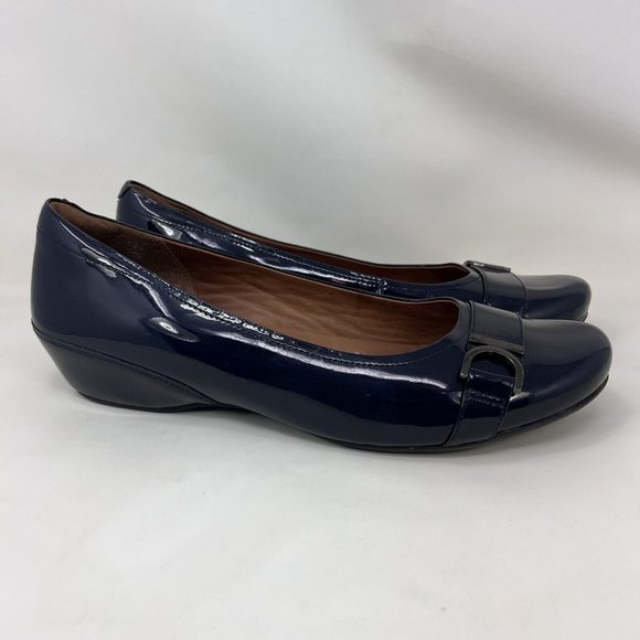 Clarks | Shoes | Clarks Artisan Concert Band Shoes Blue Womens Size 1 ...